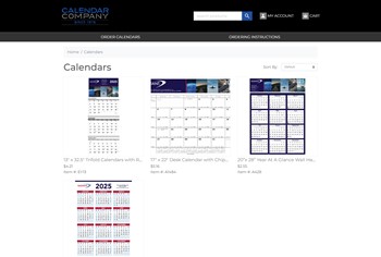 Calendar Company Store by Speartek for custom calendars